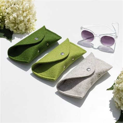 Merino Wool Felt Case Felt Sunglasses Case Eyeglass Case Etsy