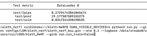 RuntimeError Number Of Dims Don T Match In Permute Issue 2 Cuiziteng Aleth NeRF GitHub
