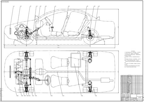 Hg7164乘用车总体设计cad 说明 Autocad 2007 模型图纸下载 懒石网