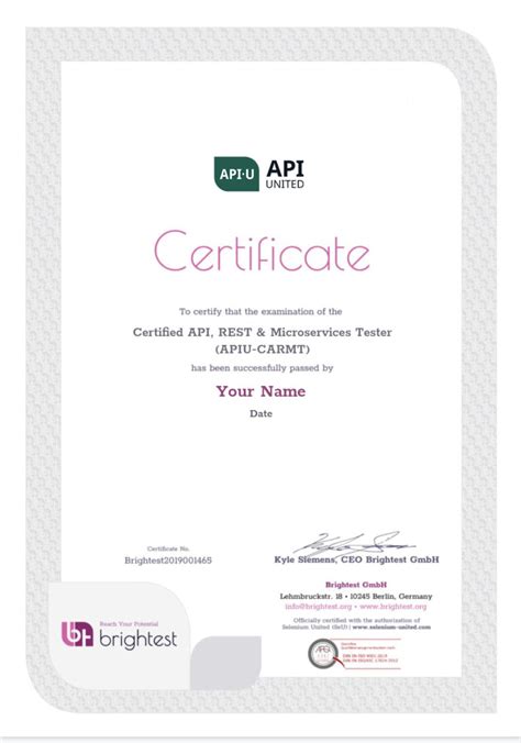 Api Rest And Microservices Testing Certification Verity Software