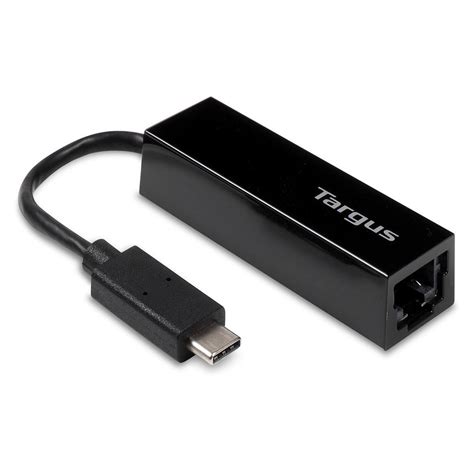 USB C To Gigabit Ethernet Adapter Black