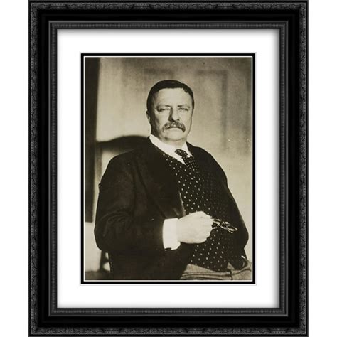 President Theodore Roosevelt Half Length Portrait Facing Left