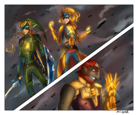 [botw] [other] [oc] Crossover Thing I Guess Zelda