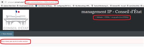 Bug With Section And Dashboard Issue 1593 Phpipam Phpipam GitHub