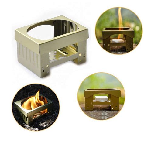 Folding Solid Fuel Emergency Stove Hexamine Stove Olive Planet