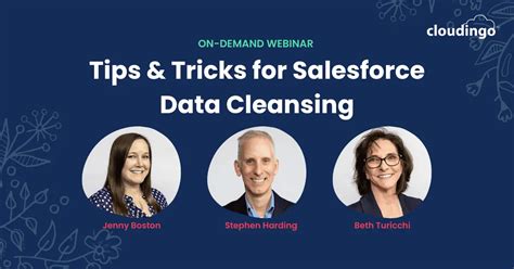 tips and tricks for salesforce data cleansing cloudingo