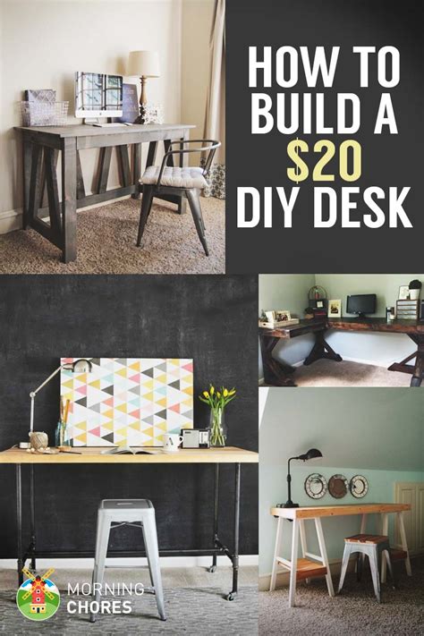 How To Build A Desk For 20 Bonus 5 Cheap Diy Desk Plans And Ideas