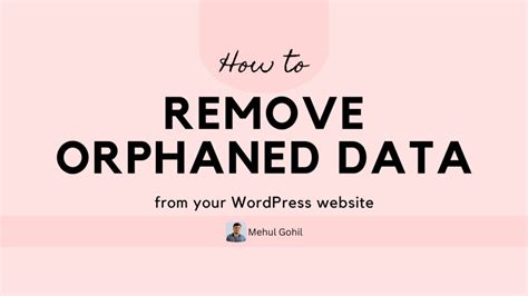 Remove Orphaned Data For A Faster Leaner Wordpress Site