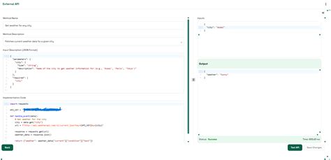 External Weather Api Is Not Working Properly Core Ai Settings