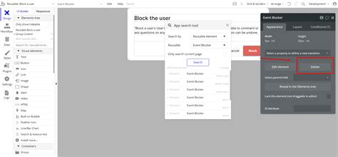 Remove Event Blocker