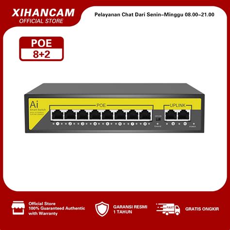 Jual Xihancam Network Switch Hub 8 Port Poe Switch Desktop Ethernet