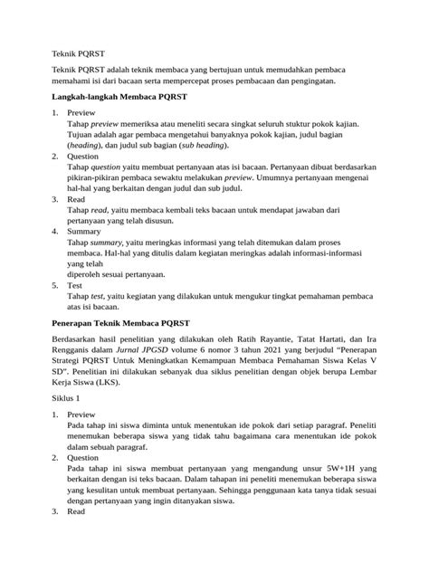 Teknik Pqrst Pdf