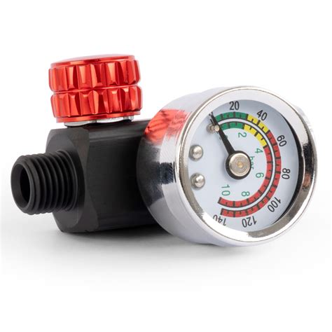 Renegade Industrial 14 Mini Inline Regulator With Gauge Riminireg