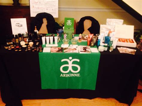 Trade Show Set Up Arbonne Party Scientific Discovery Botanical