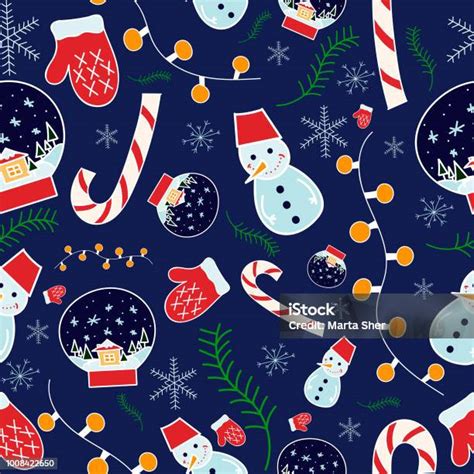 겨울 완벽 한 패턴입니다 원활한 패턴 벡터 일러스트 레이 션 0명에 대한 스톡 벡터 아트 및 기타 이미지 0명 12월 겨울 Istock