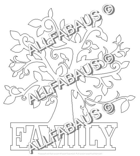 DXF File Family Tree Of Life Digital File Only Etsy Australia