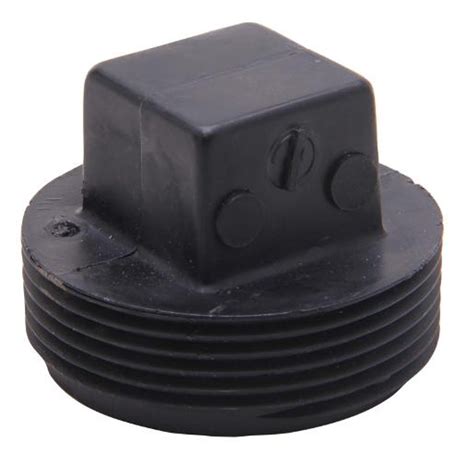 Abs Cleanout Adapter With Plug 1 12 H And S Mobile Home Supplies