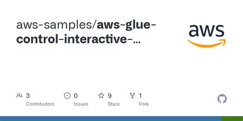 Github Aws Samplesaws Glue Control Interactive Sessions