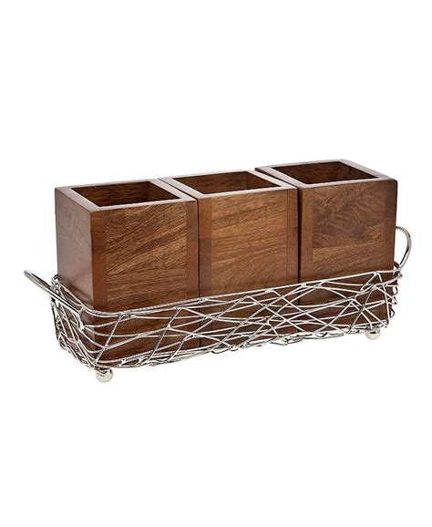 Godinger Nest 4 Piece Flatware Caddy Macy S