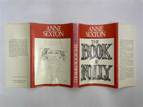 Anne Sexton The Book Of Folly Signed First Us Edition 1972
