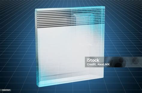 대류 히터 청사진의 시각화 3d Cad 모델 3d 렌더링 모던 양식에 대한 스톡 사진 및 기타 이미지 모던 양식 히터 0명 Istock