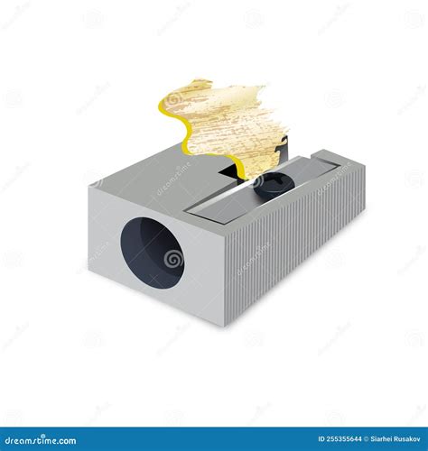 Metal Pencil Sharpen Game Pixel Art Vector Illustration Cartoondealer