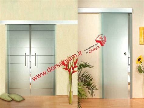 درب شیشه ای کشویی درب شیشه ای کشویی اتوماتیک درب شیشه ای کشویی دستی