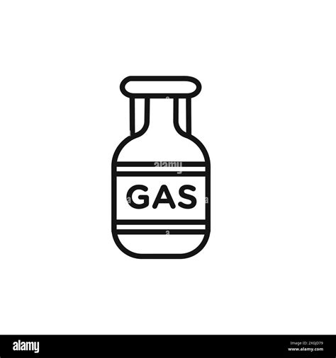 Gas Cylinder Icon Vector Logo Set Collection For Web App Ui Stock