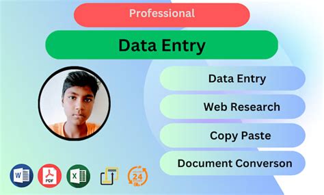 Do In The Correct Manner Data Entry Web Research And Excel Data Entry