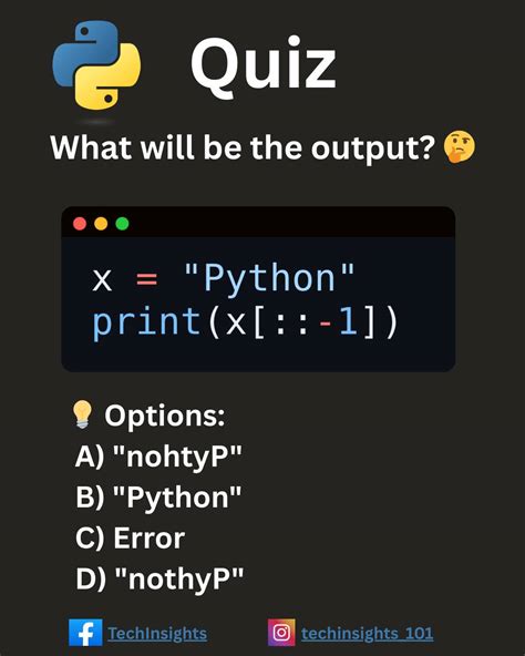Techinsights Python Can Flip Things Around 🐍 — But Can You Guess How