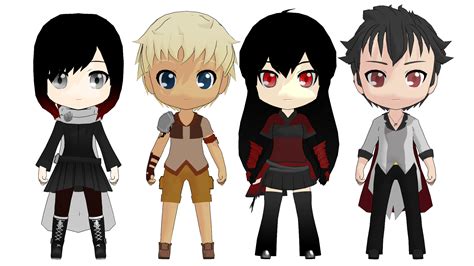 Mmd Chibi Team Strq Dl By 2234083174 On Deviantart