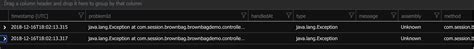 Trackexception Calls Are Not Showing Up In Exceptions Section Of App