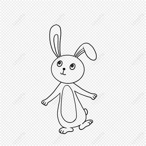 토끼 선화 막대기 그림 PNG 일러스트 무료 다운로드 Lovepik