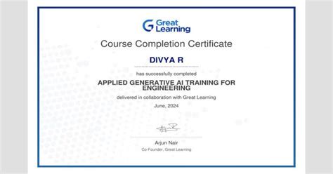 Divya R On Linkedin Divya R Successfully Completed Ltts Genai Workshop
