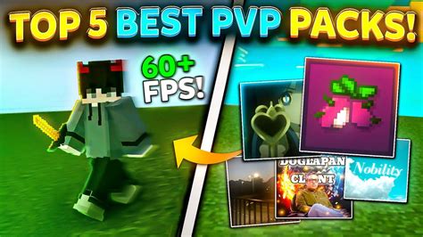 Top 5 BEST FPS BOOST PVP Texture Packs For MCPE 1 20 In Hindi