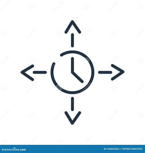 Expand Icon Vector Isolated On White Background Expand Sign Line Symbol Or Linear Element