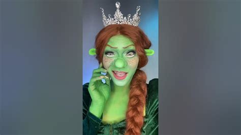 Princessfiona🍀 Makeuptransformation Princessfiona Makeup Shrek Shortsvideo Shorts