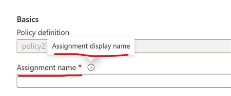 The Display Name Of Azure Policy Assignment Is Optional Or Not · Issue