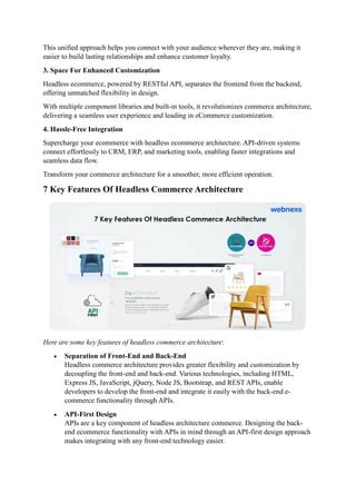 What Is Headless Commerce Architecture PDF