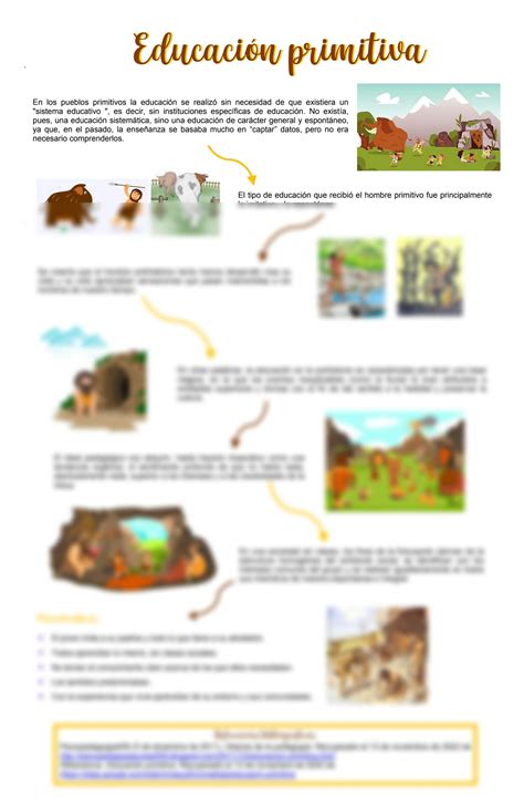 Solution Infograf A Educaci N En La Era Primitiva M Gica Prehist Rica Studypool