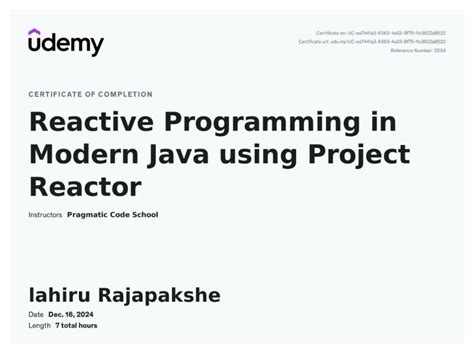 reactiveprogramming projectreactor java professionalgrowth lahiru