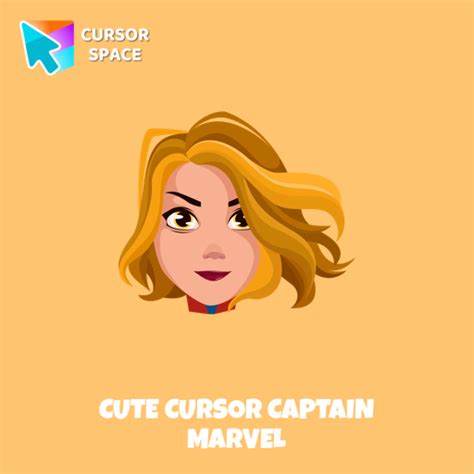 Cute Cursor Cute Cursor Captain Marvel Cursor Space