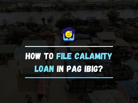 How To File Calamity Loan In Pag Ibig Short Term Loan