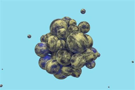 Premium Photo Spheres With The Textured Surface Random Distributed 3d