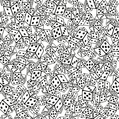 Two Dice Cubes On White Background Vector Stock Vector Illustration