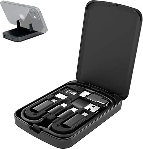 Amazon Com Multi Functional Compact Cable Card With USB C Cable USB A Micro USB Light OTG