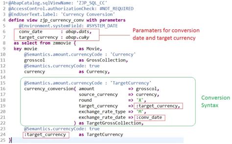 Exploring Abap On Hana 6 Currencyunit Conversion In Cds Views Discovering Abap