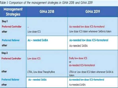 Gina 2019 Guidelines For Asthma Ppt