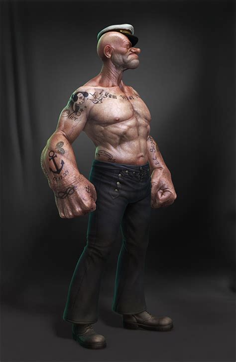 Real Life Popeye — Prattle And Jaw