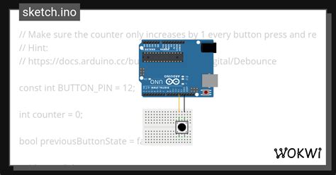 Button Bounce Demo Wokwi Esp32 Stm32 Arduino Simulator